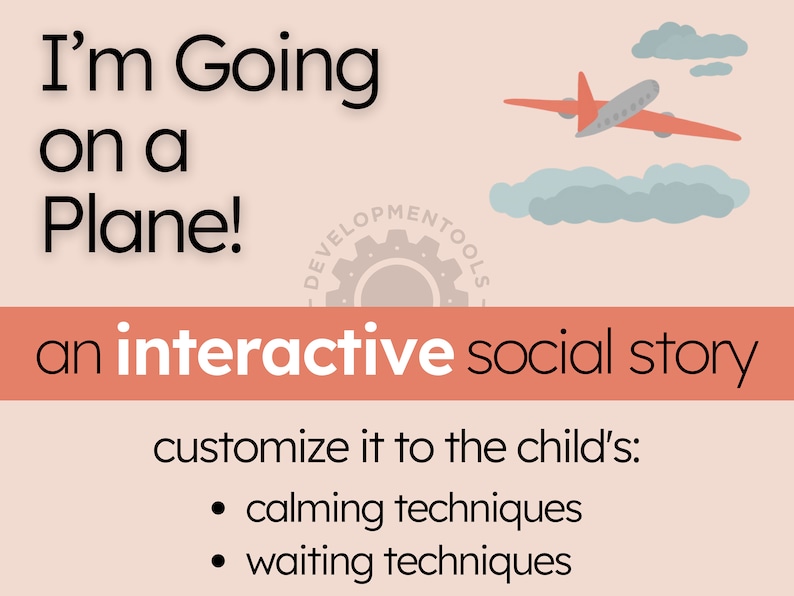 Toddler Going on a Plane Social Story | Preparation and Expectations ...