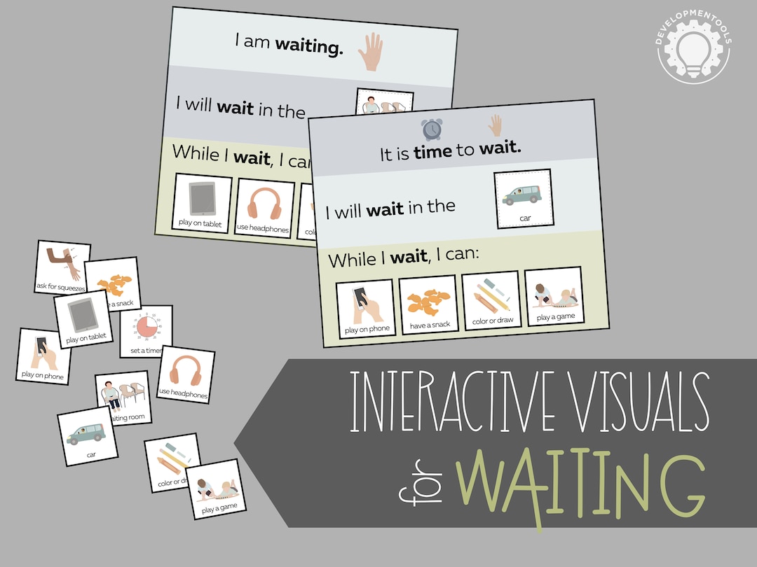 Interactive Waiting Visuals | Special Education Resource | Autism ...
