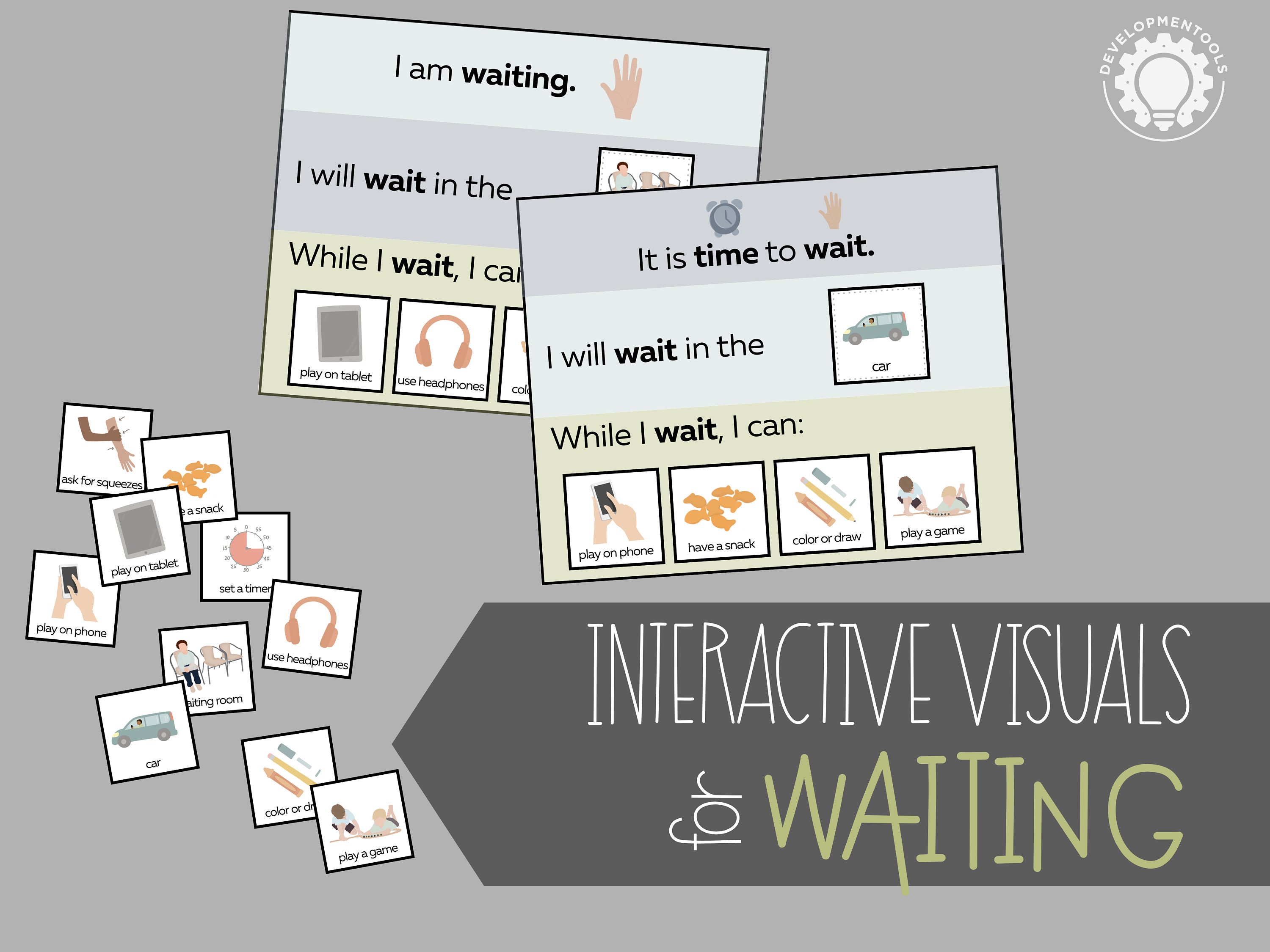 Interactive Waiting Visuals | Special Education Resource | Autism ...