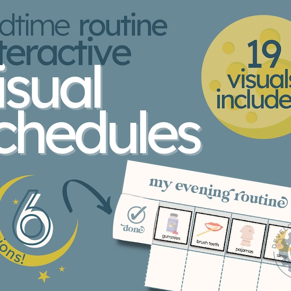 Visual Schedule - Etsy