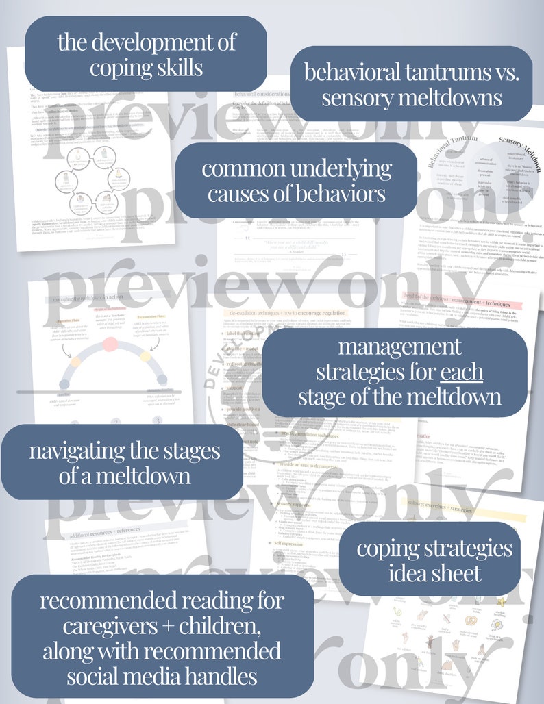 Occupational Therapy Resource | Meltdowns: Sensory Vs. Behavior, De ...
