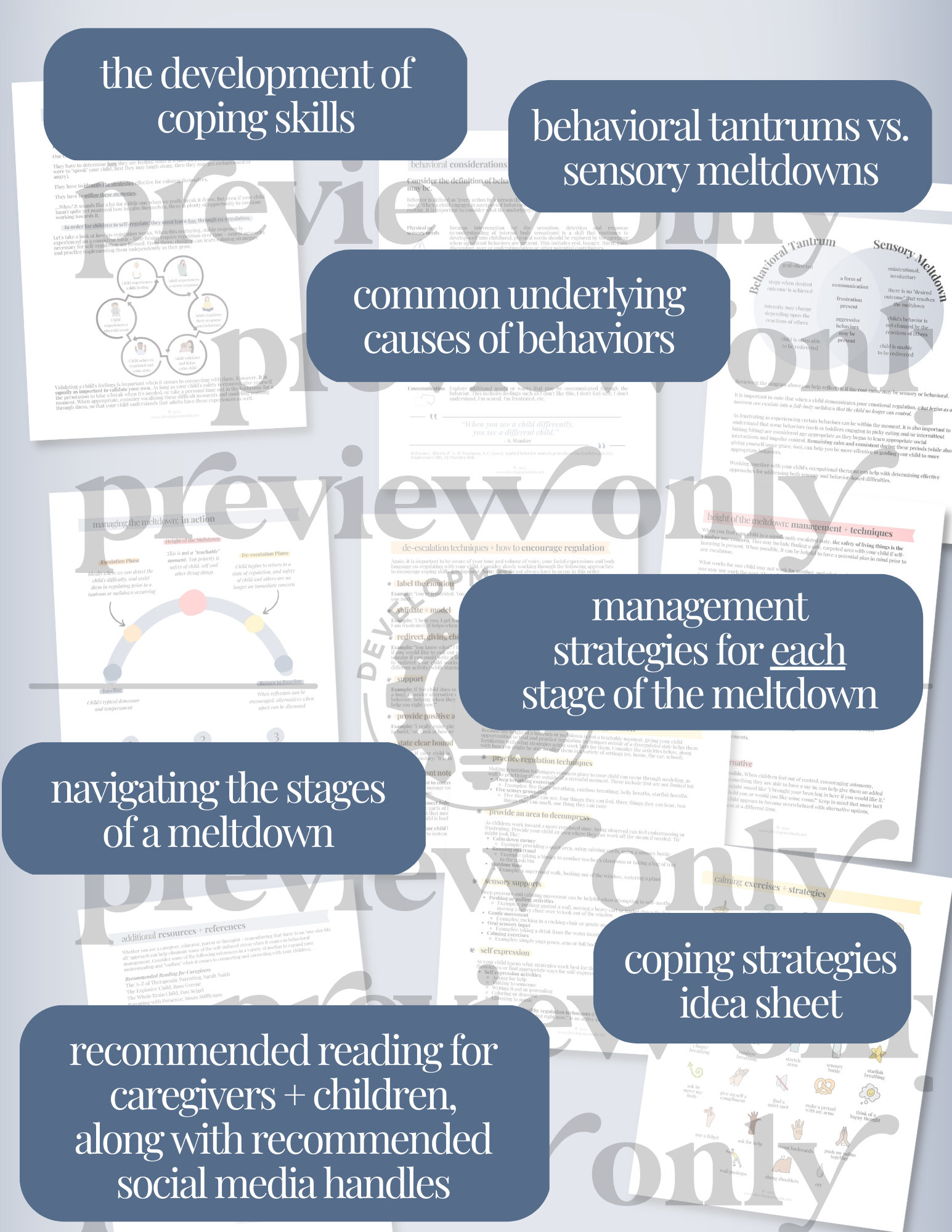 Occupational Therapy Resource | Meltdowns: Sensory Vs. Behavior, De ...