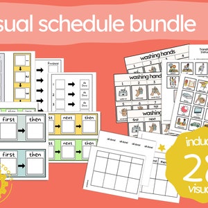 Visual Schedule & Transition Bundle Occupational Therapy Speech Therapy ...