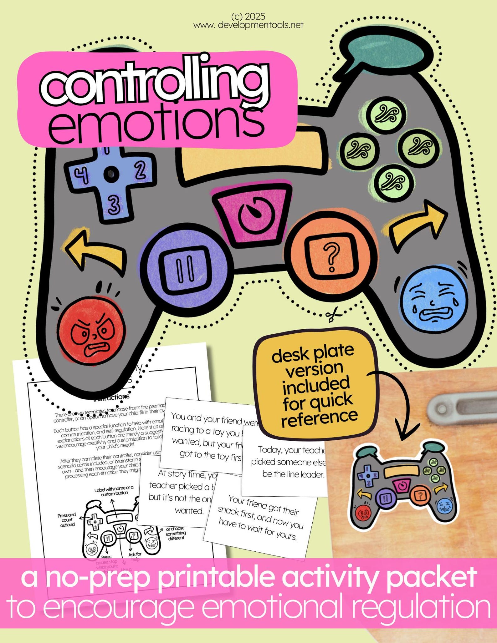 Controlling Emotions Game | Pediatric Therapy, Emotional Regulation ...