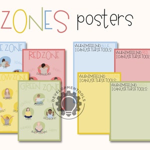 Zones of Regulation Inspired Starter Pack | Self Regulation | Social ...