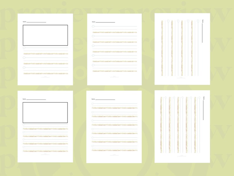 Adaptive Handwriting Paper | Occupational Therapy | Special Education ...