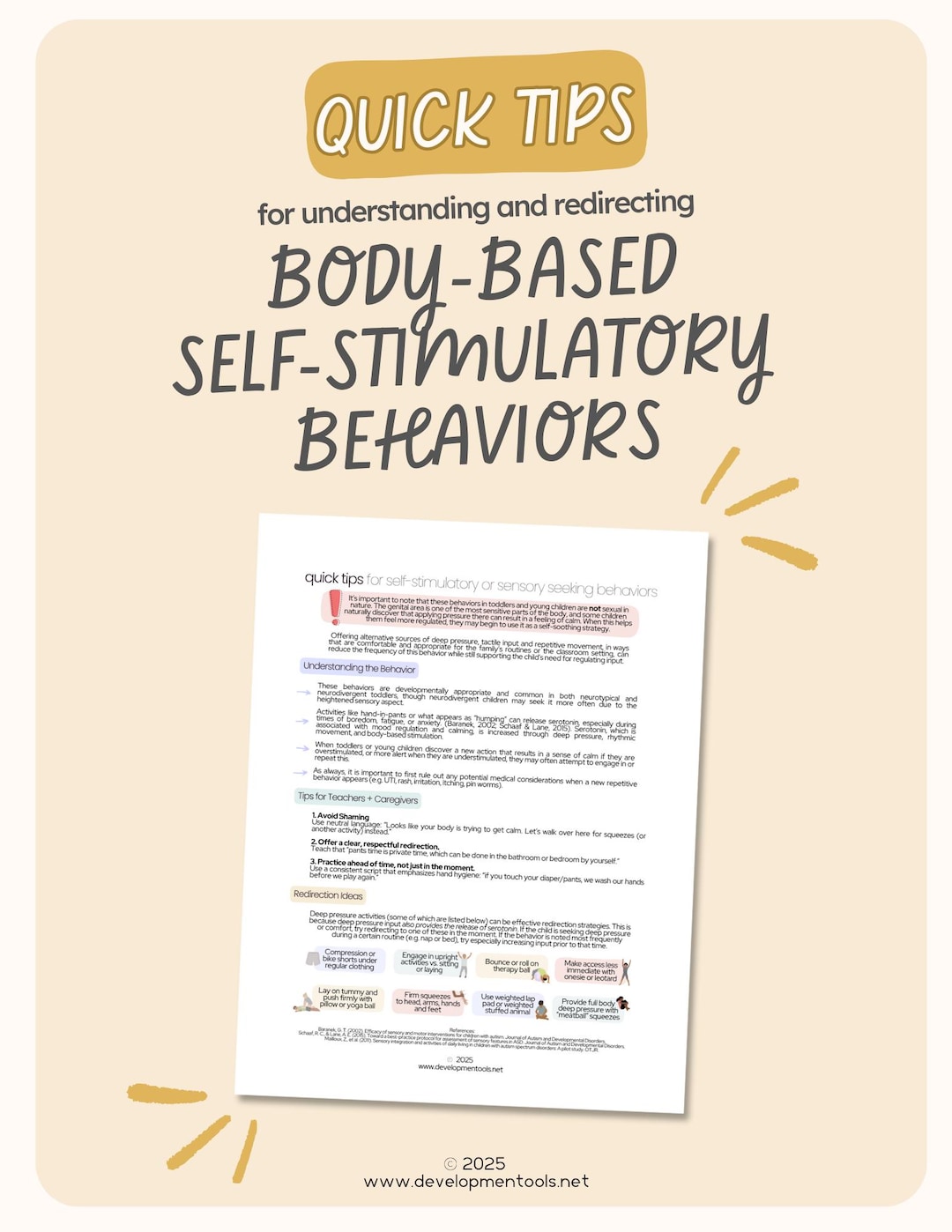 Understanding & Redirecting Body-based Stimulatory Behaviors| Early ...