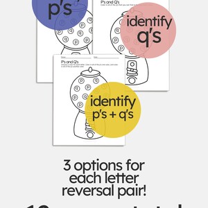 BUNDLE: Letter Reversals Cue Cards, Coloring, Activity Sheets Teacher ...