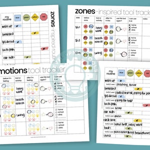 Zones of Self Regulation Inspired Sensory Tool Tracker for Social ...