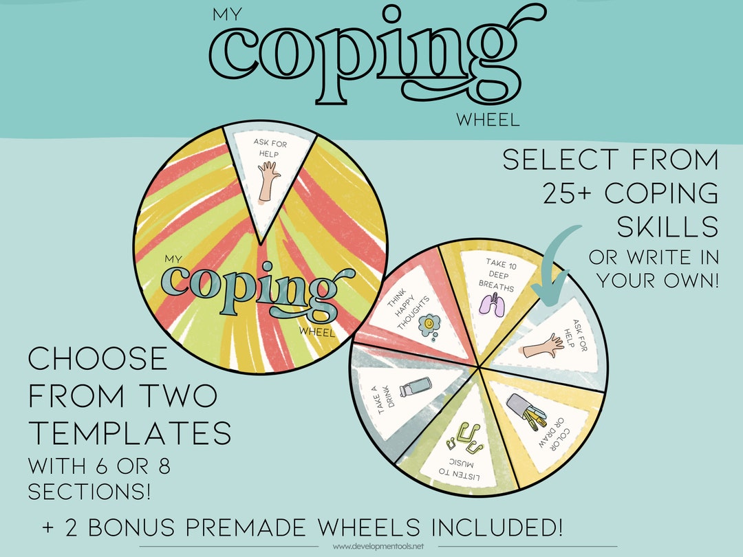 Interactive Coping Wheel |emotional Regulation | Behavioral Strategies ...