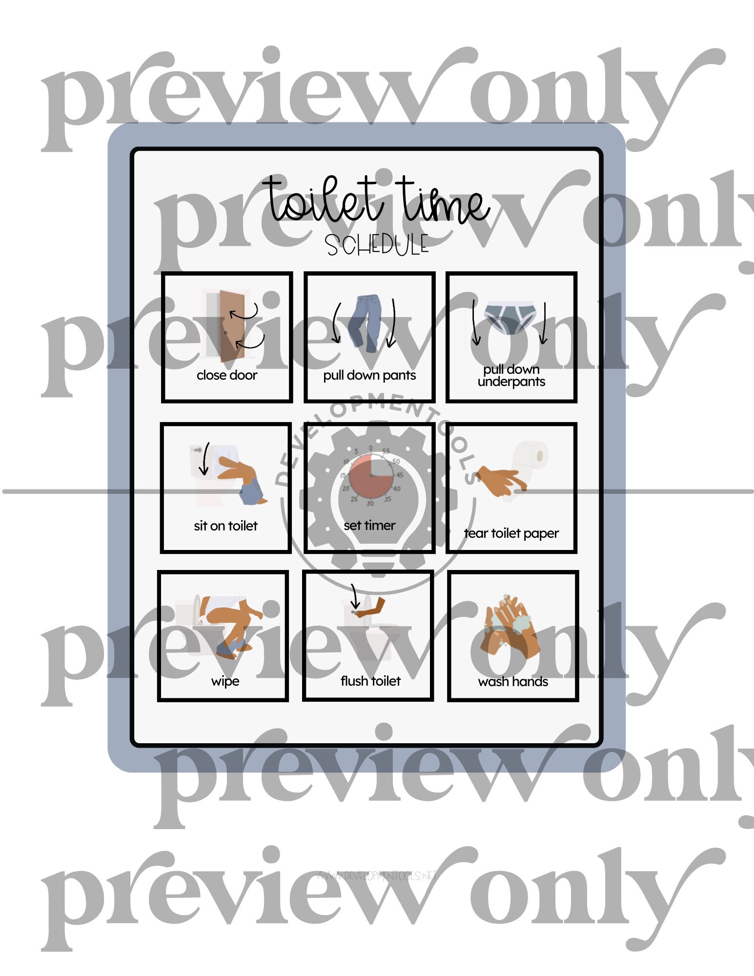 Potty Training Resource | Print + Go or Customize Visual Schedule ...