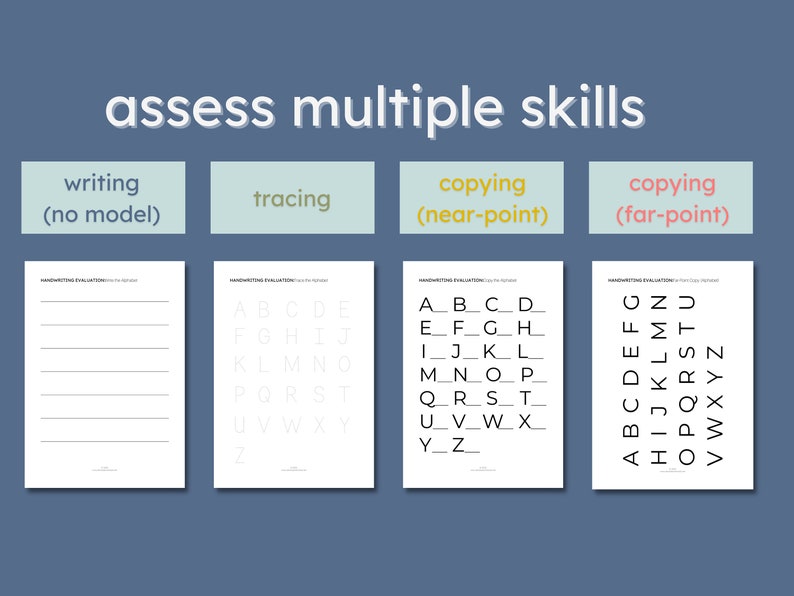 Occupational Therapy Handwriting Evaluation | OT Assessment (digital ...