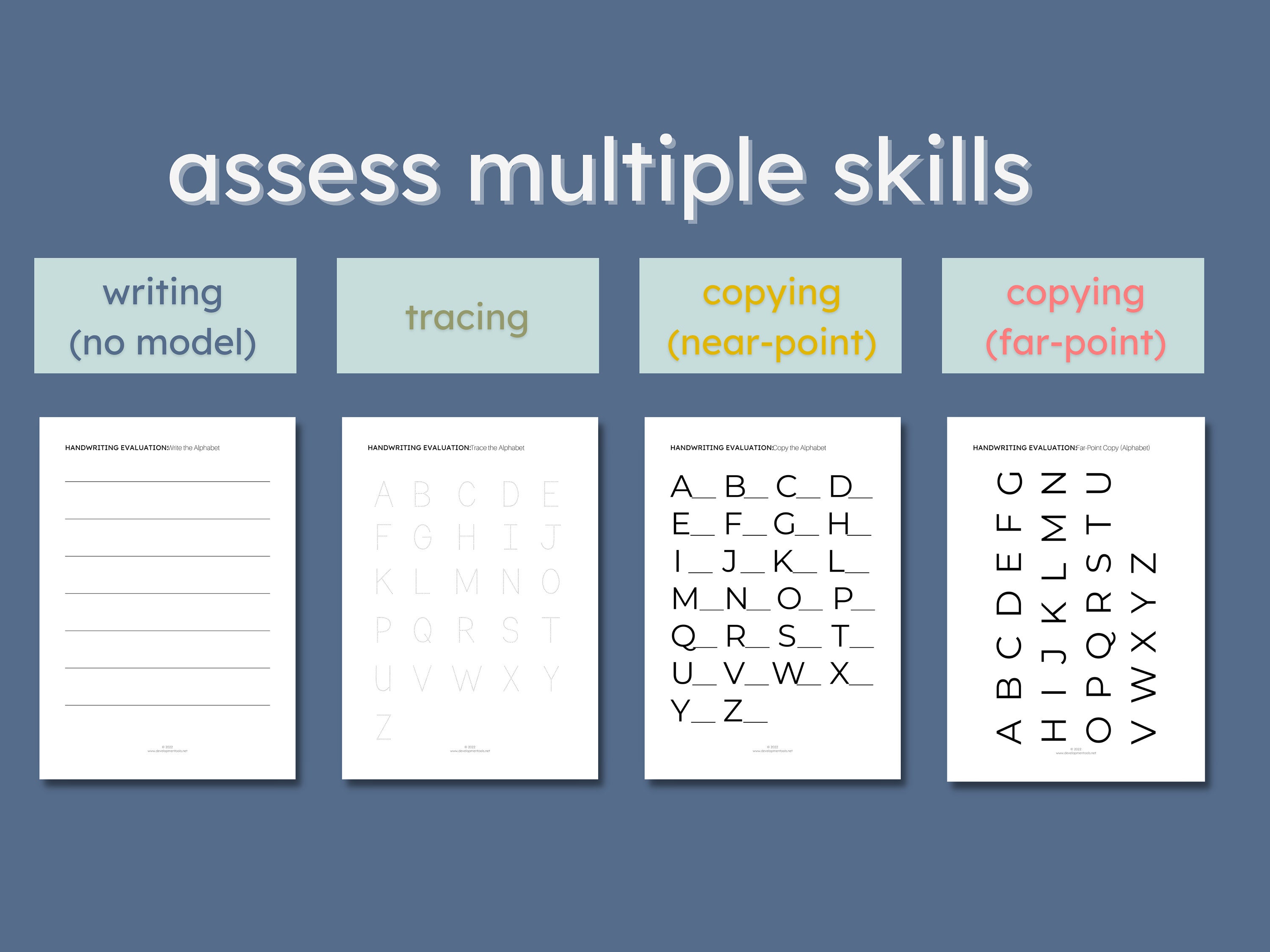 Occupational Therapy Handwriting Evaluation | OT Assessment (digital ...