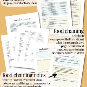 Sensory Picky Eating | Food Chaining Approaches + Activities ...