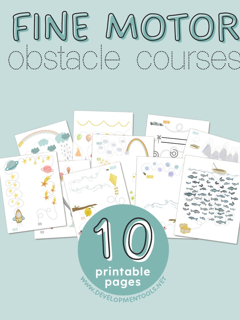 Fine Motor Skill Activities: Tracing, Handwriting Warmups (digital ...