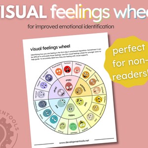 Visual Feelings Wheel Emotional Identification for Non-readers Special ...