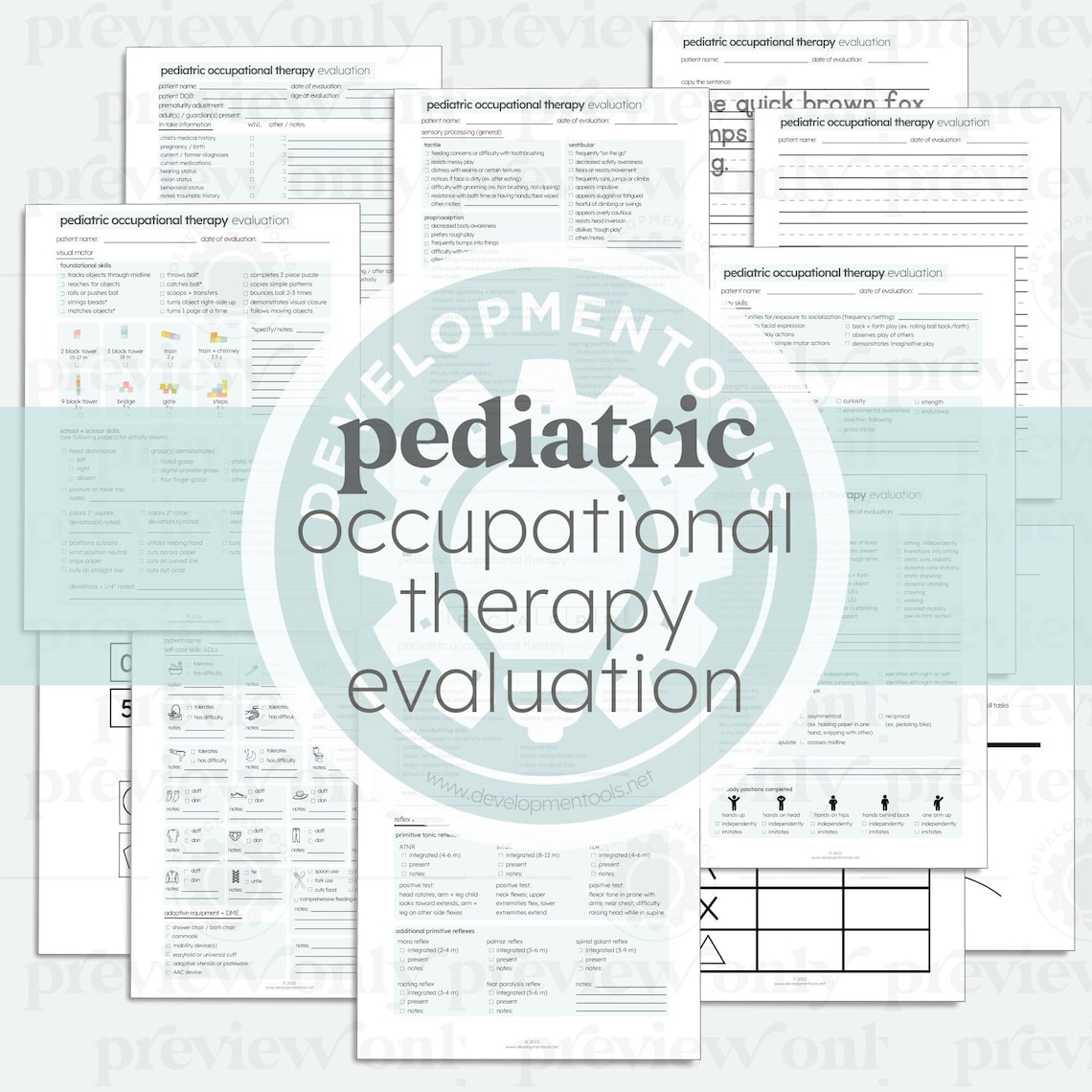 Instant Download | Comprehensive Occupational Therapy Evaluation ...