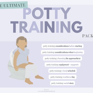 The ULTIMATE Potty Training Packet Methods, Social Story, Schedule MORE ...