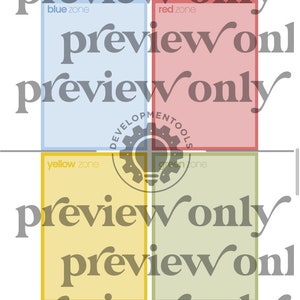 Zones of Regulation Inspired No-prep Sorting Activity Ver. 2 | Self ...