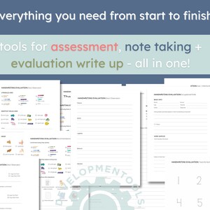 Instant Download | Occupational Therapy Handwriting Evaluation ...