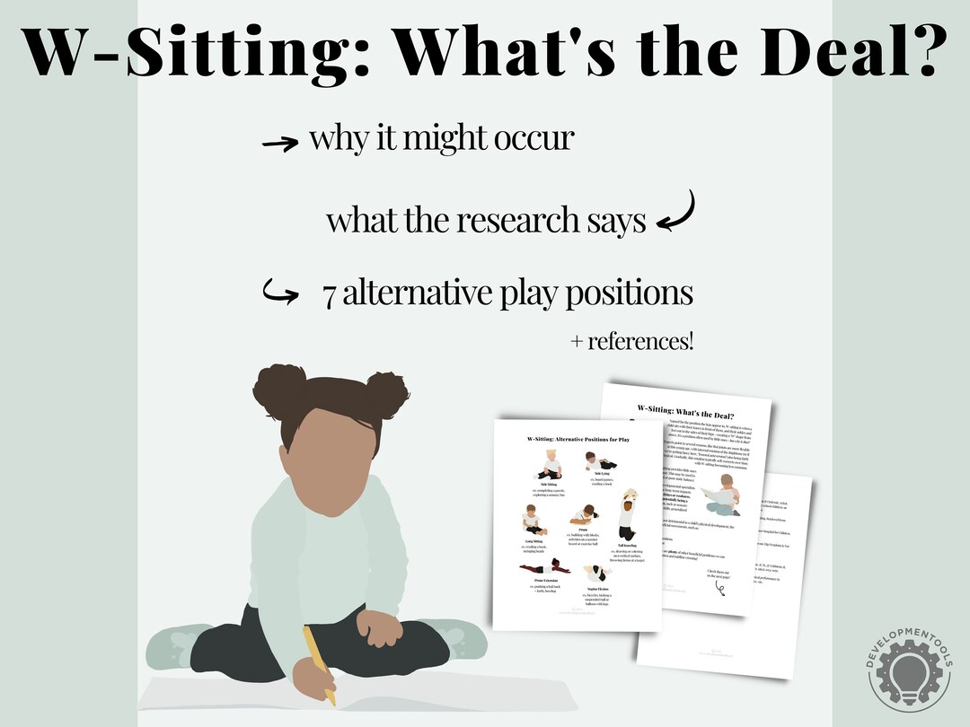 W-sitting Resource | Early Childhood | Digital Download | Teacher ...