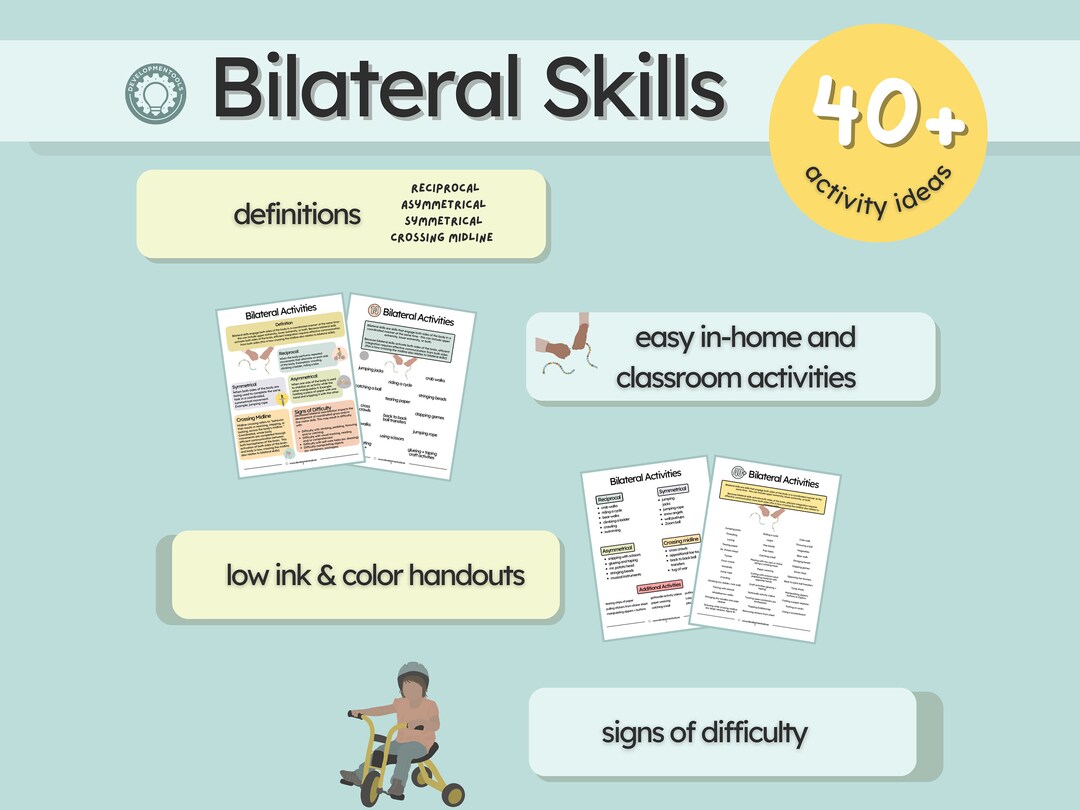 Bilateral Integration Resource Packet Pediatric Therapy Occupational ...