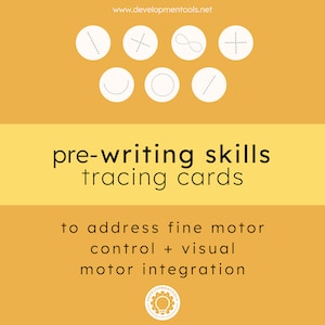 Pre-writing Skills | Handwriting Practice Tracing Cards | Occupational ...