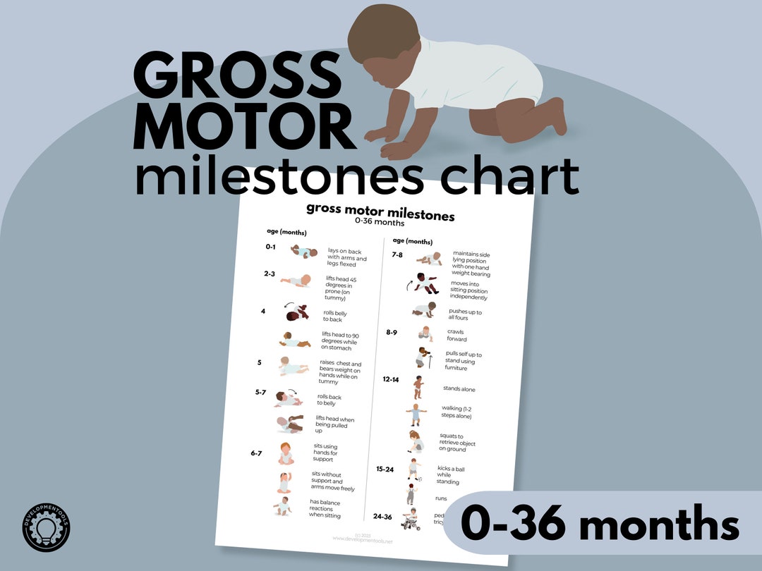Gross Motor Milestones Chart | Early Intervention | Early Childhood ...
