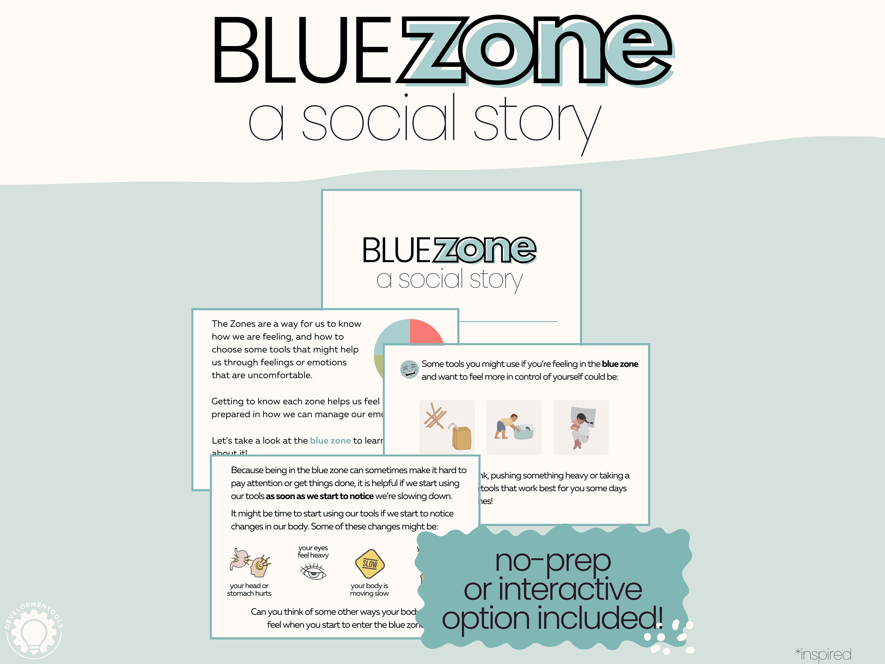 BUNDLE of Zones for Self Regulation Inspired Social Stories | Green Red ...