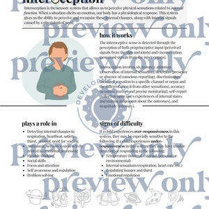 Interoception + Regulation Activities: Zones Compatible, No Prep ...