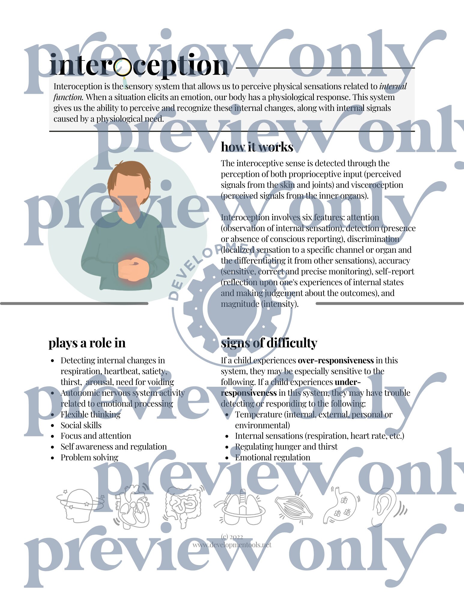 Interoception + Regulation Activities: Zones Compatible, No Prep ...