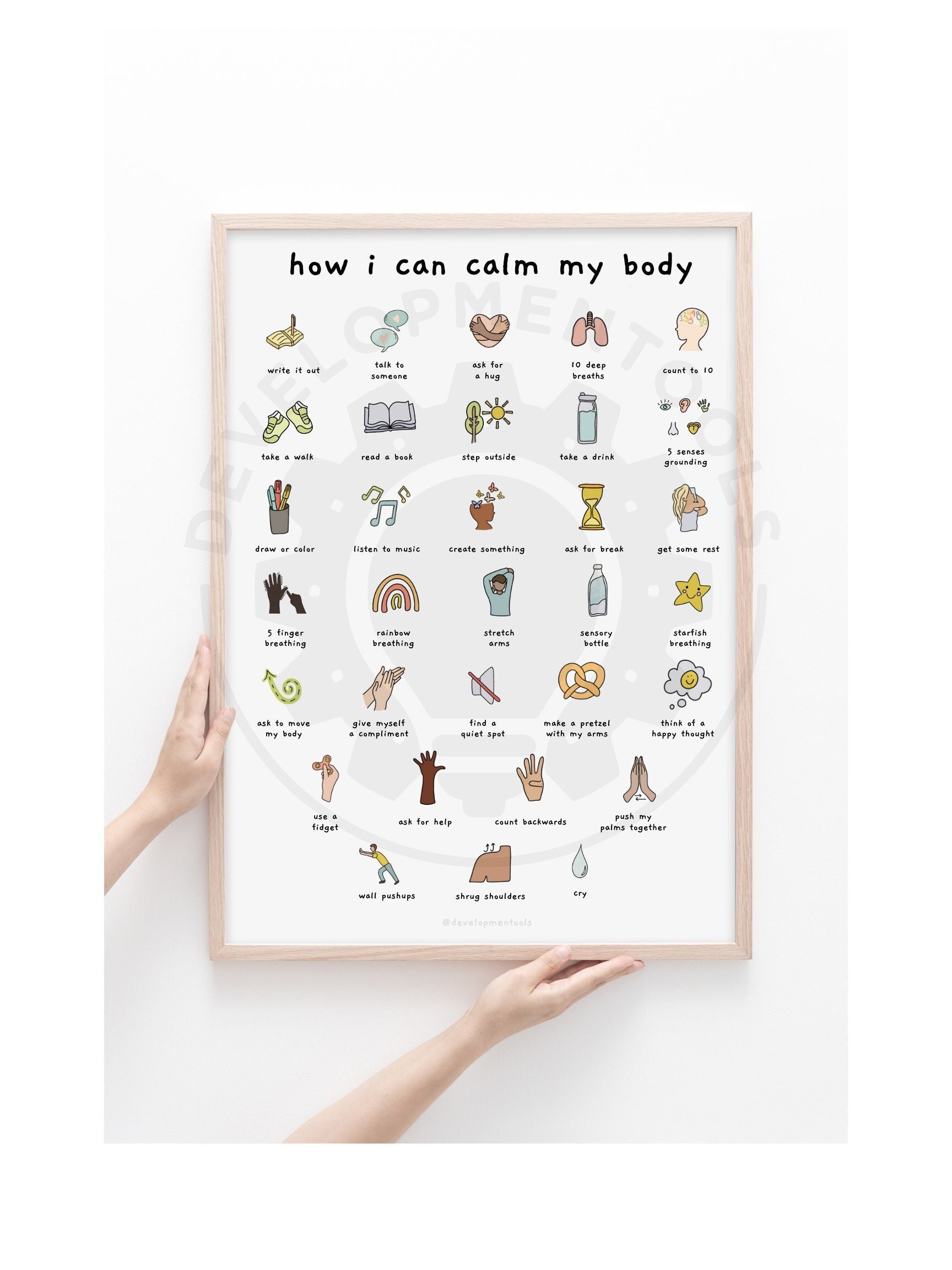 Instant Download How I Can Calm My Body OT SLP Early - Etsy