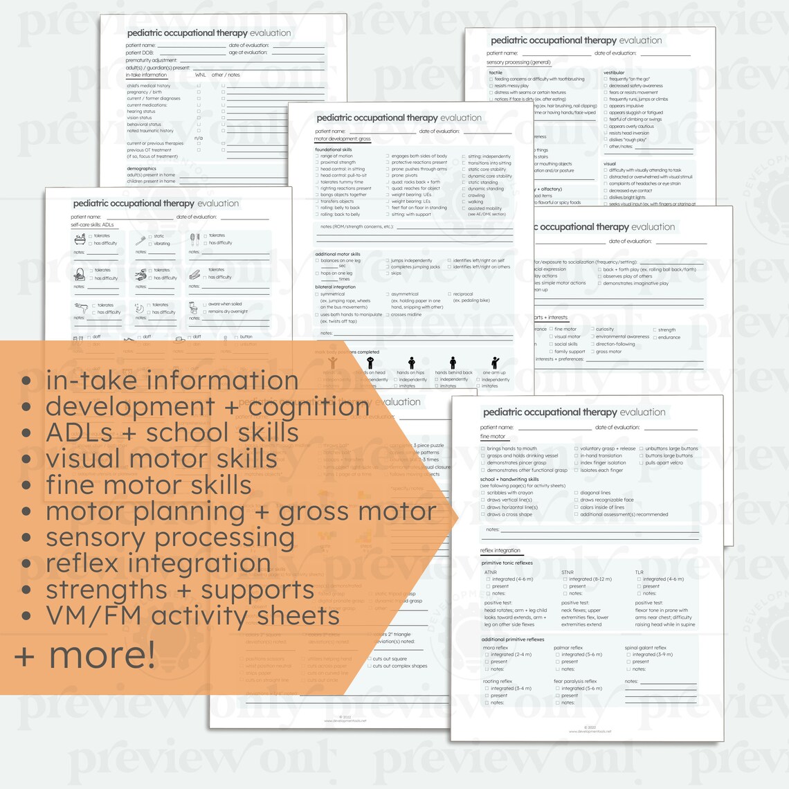 Instant Download | Comprehensive Occupational Therapy Evaluation ...