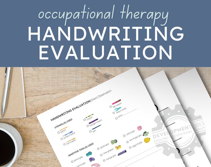 Pediatric Occupational Therapy Initial Evaluation Form - Etsy Canada