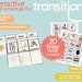Classroom Transitions | Interactive First/then Visual Schedule for ...