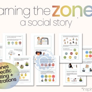 Zones of Regulation Inspired Starter Pack | Self Regulation | Social ...