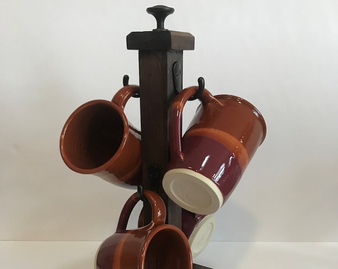 Wooden Mug Tree - Etsy