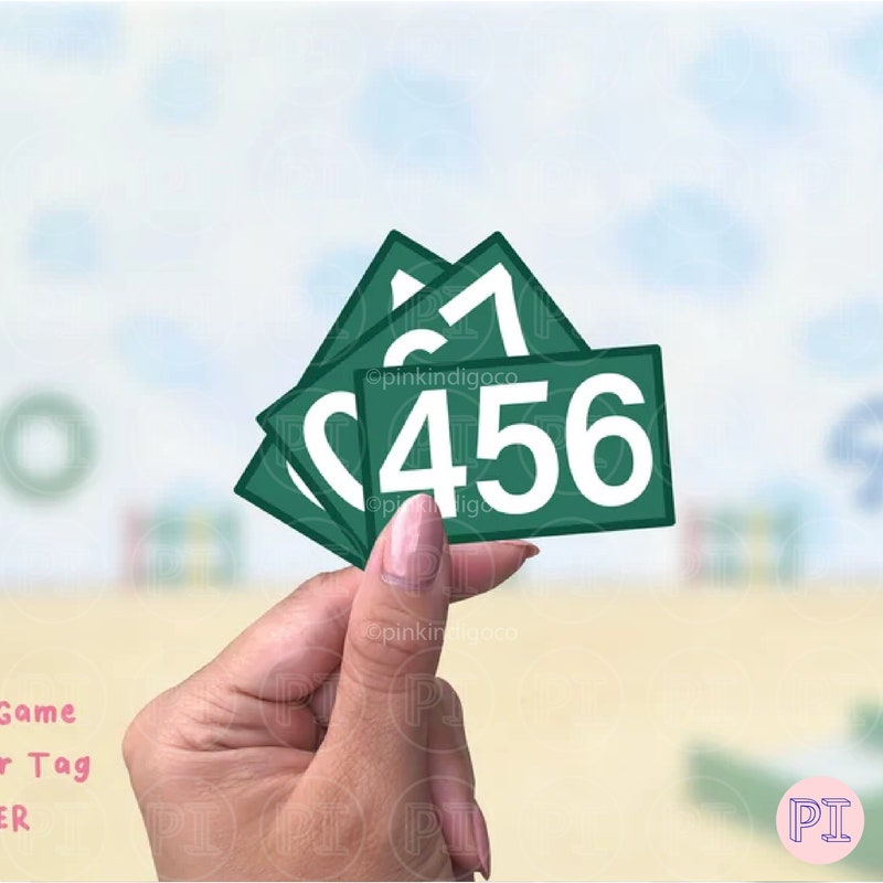 Squidgame Number - Etsy