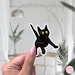 Black Cat Meme Sticker Black Cat Jumping Sticker Jumping Cat - Etsy Canada