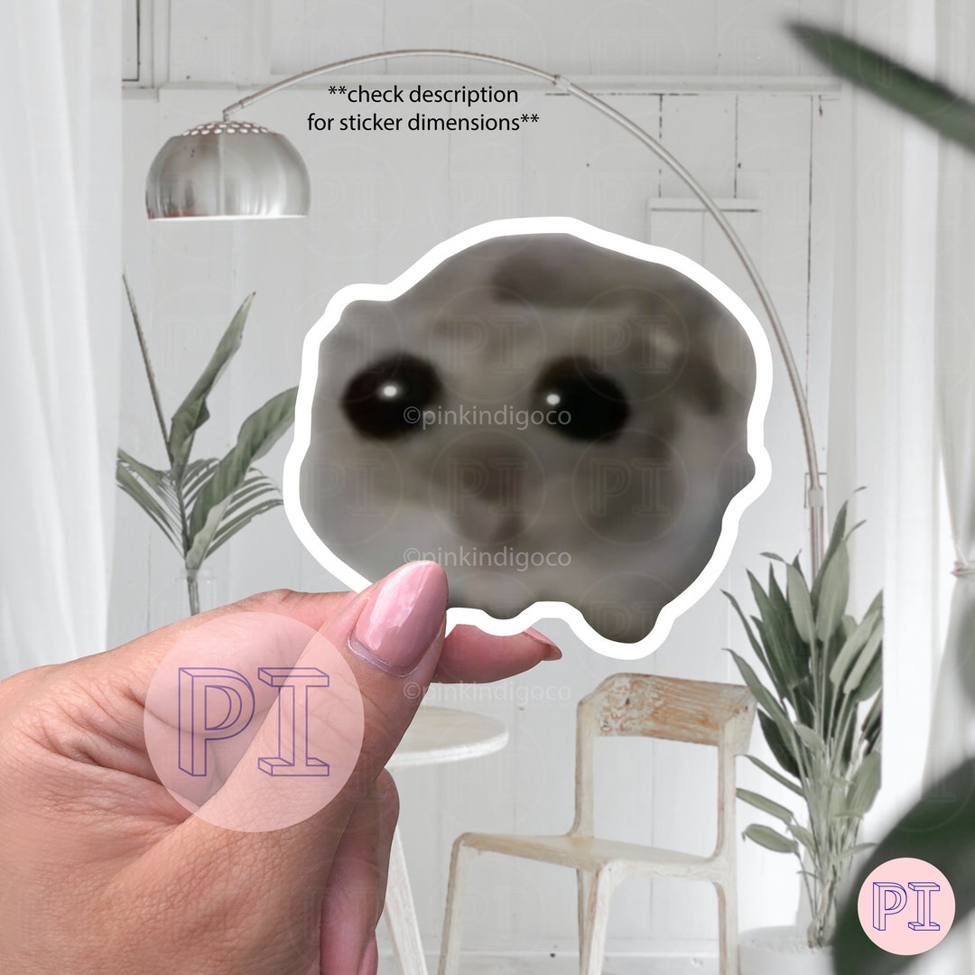 Sad Hamster Sticker, Sad Hamster Meme Sticker, Hamster Sticker, Meme ...