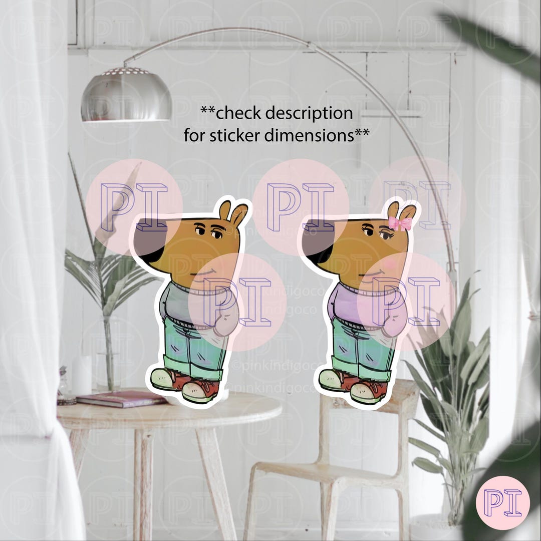 Just A Chill Guy Meme Sticker, Just a Chill Girl Sticker Just a Chill ...