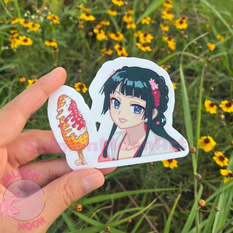 Corn Anime Stickers - Etsy UK