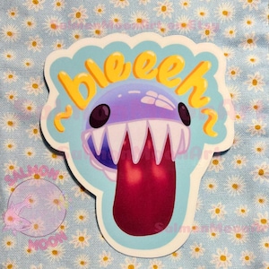 Bubble Bleh - Waterproof Vinyl Sticker - Original Art - Gloss Finish ...