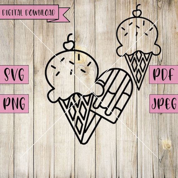 Ice Cream Svg Popsicle Svg Ice Cream Vector Sprinkles Svg | Etsy