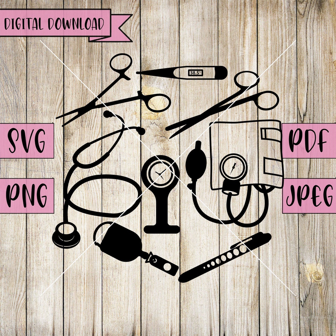 Medical Kit Svg, Doctors Svg, Nurses Vector, Nurses Svg, Hospital Svg ...