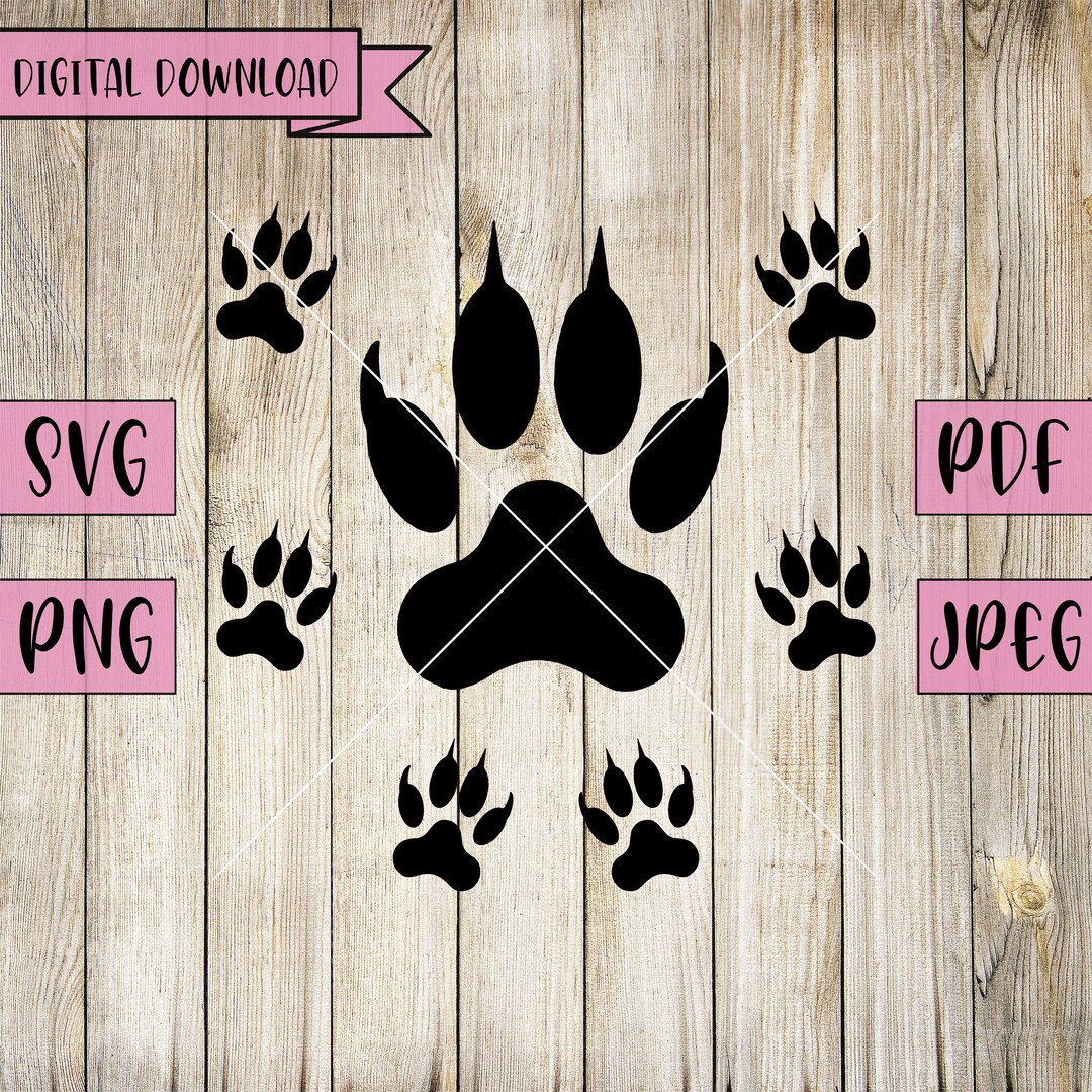 Wolf Print, Wolf Footsteps, Wolf Pattern, Wolves Paw, Animal Print ...