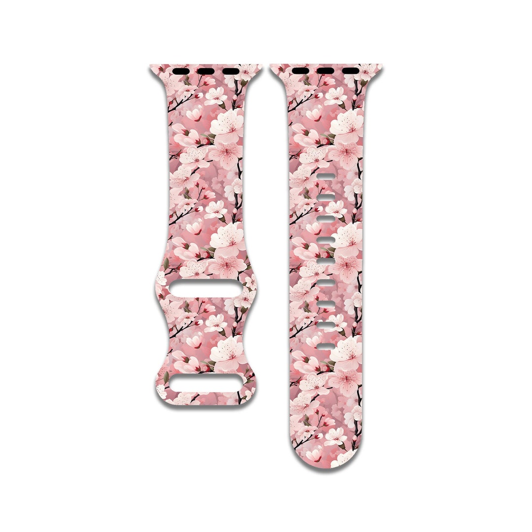 Hibiscus Flowers Watch Band, Floral, Hawaii, Apple Watch Series 1 ...