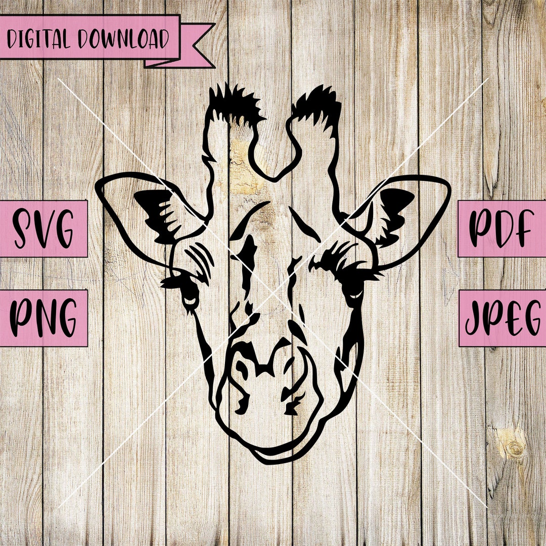 Giraffe Head Svg, Giraffes Svg, Zoo Animal Svg, Giraffe Decal, Zoo ...