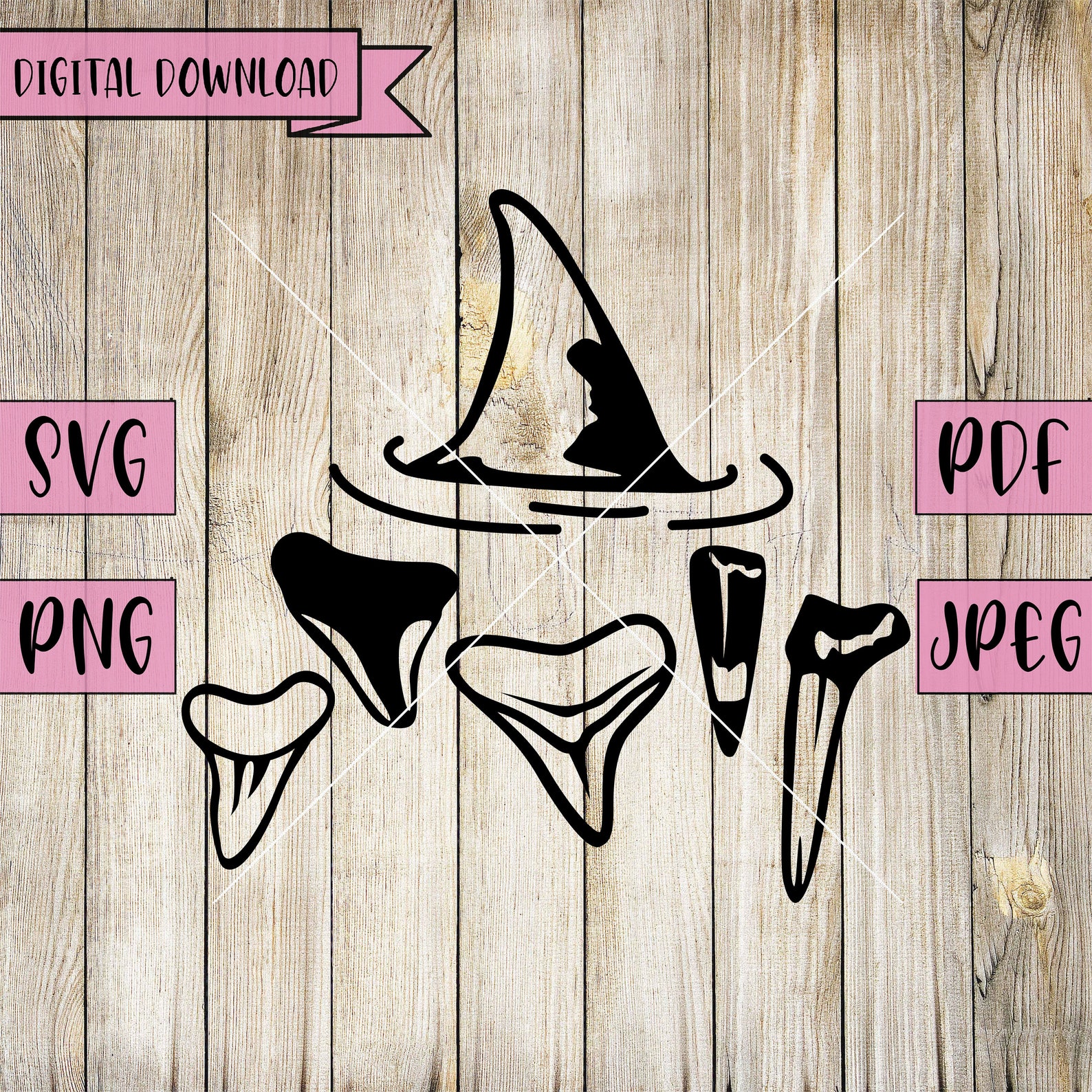 Sharks Teeth Svg, Shark Teeth Clipart, Sharks Teeth Decal, Shark Svg ...