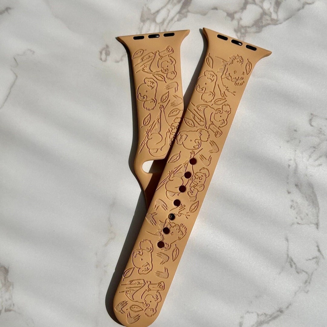 Laser Engraved Koala Apple Watch Band - Etsy